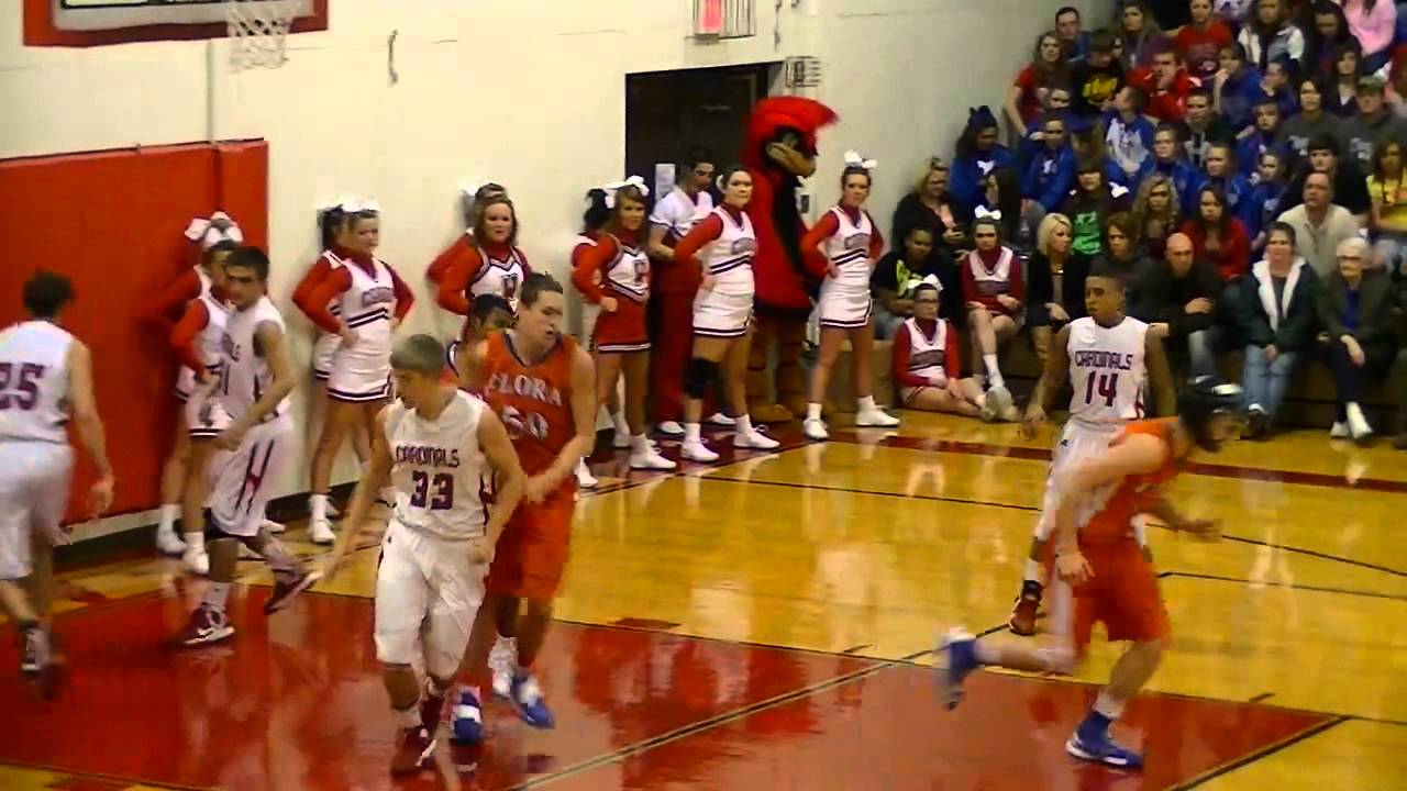BLAKE SHEHORN Scores from post for Flora Wolves at Woodlawn - YouTube