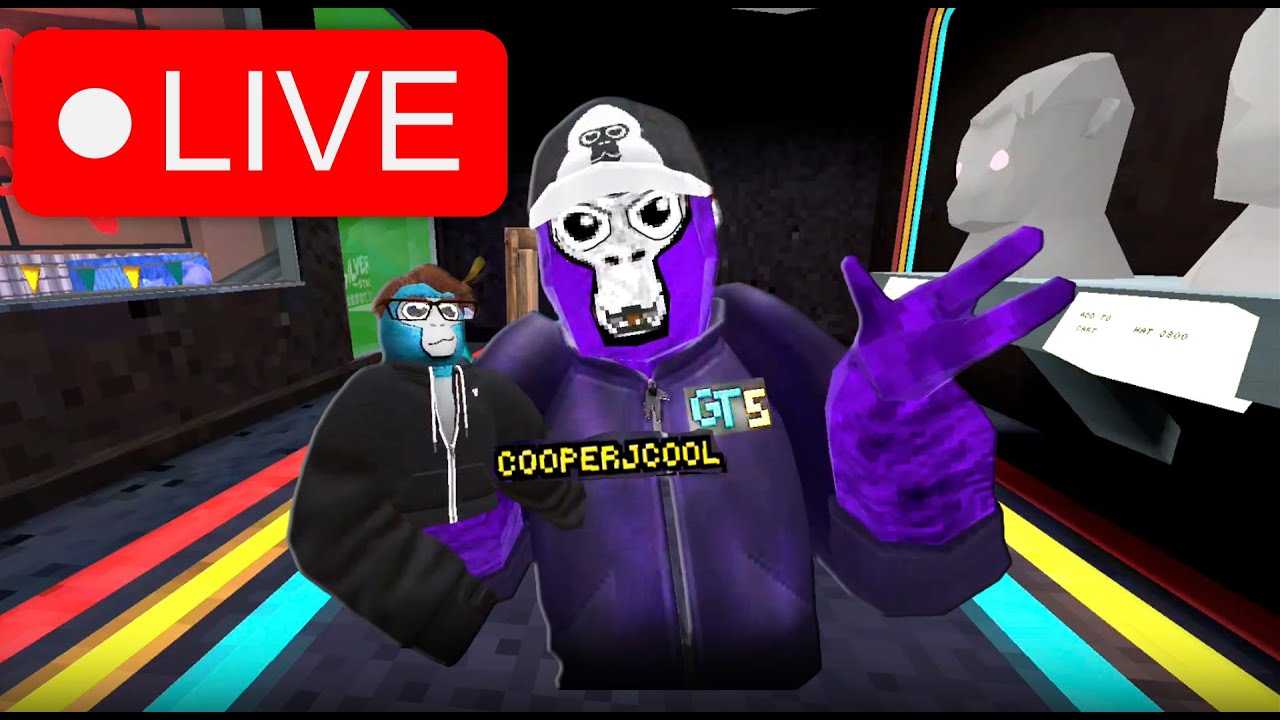 Gorilla Tag UPDATE LIVE code: cooperjco Lemming plush - YouTube
