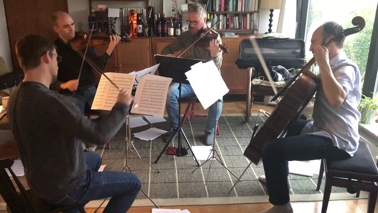 World premiere teaser for String Quartet nr. 2 by Leopold van der Pals ...