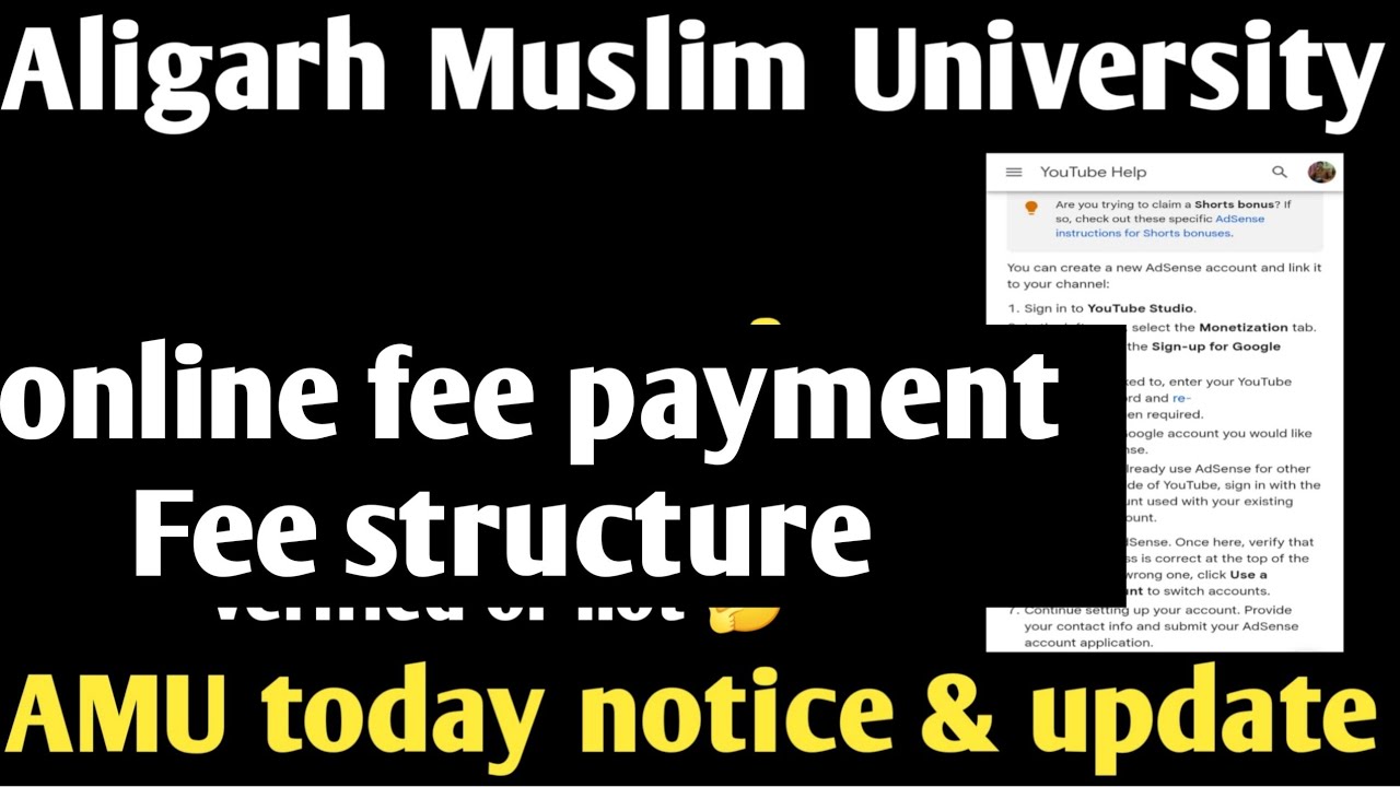 AMU Fee Structure All Courses AMU Fee Payment Structure 2022 YouTube amu-fee-structure-all-courses-amu-fee-payment-structure-2022-youtube