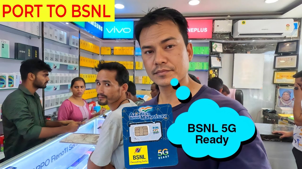 BSNL 5G Ready | PORT To BSNL | Vi se BSNL mein sim port kara di | Rules ...