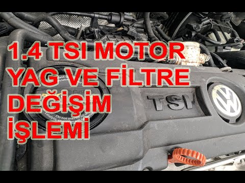 1.4 TSI Motor Yağ ve Filtre Değişim İşlemi