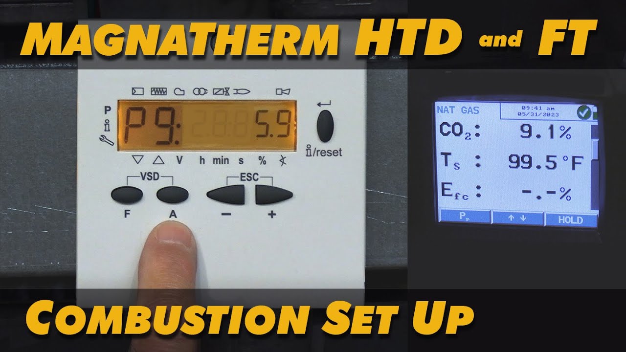 MagnaTherm 20:1 Combustion, Using the AZL. - YouTube