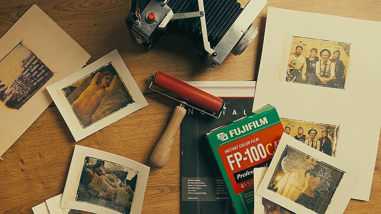 Polaroid Transfer with Fuji FP100c - YouTube