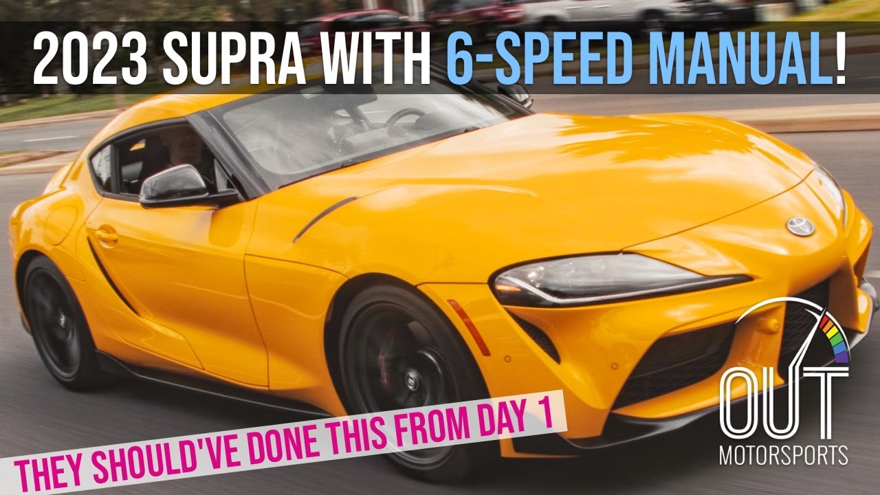 2023 Toyota Supra 6-Speed MANUAL Review: Technically Worse, Way More Fun - YouTube