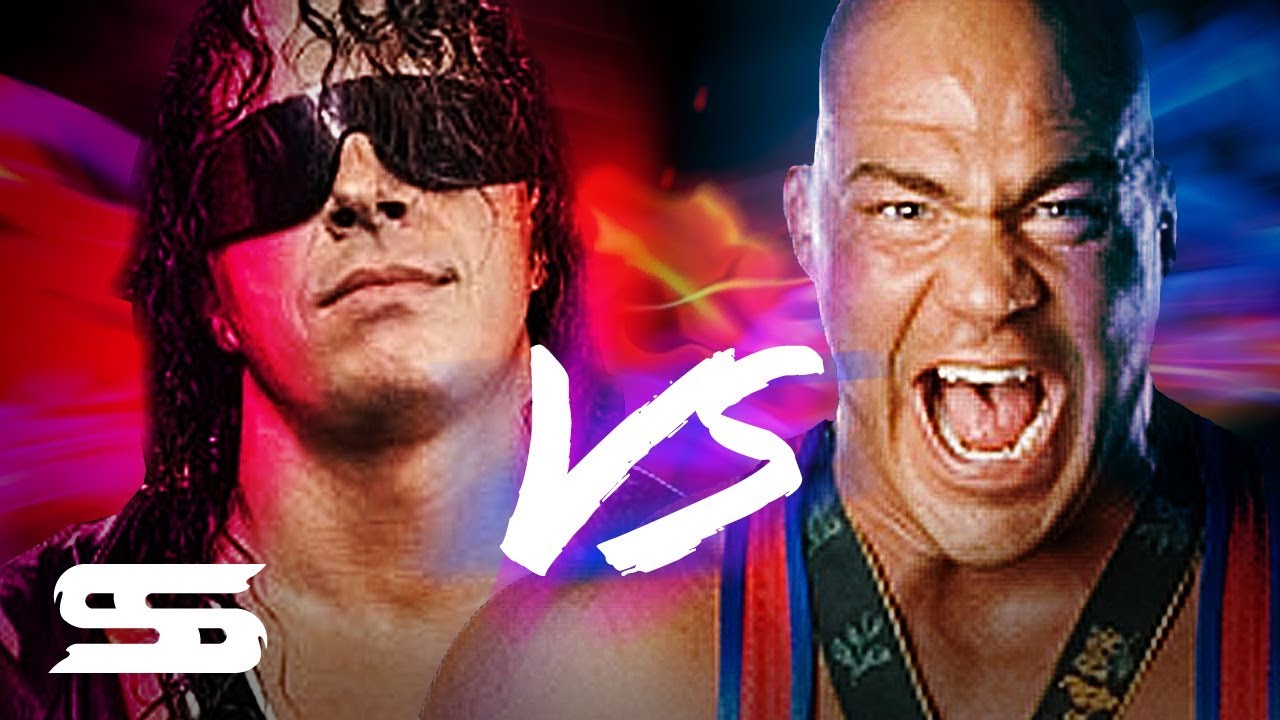 Bret Hart vs Kurt Angle (Dream match 2 out 3 falls) FT SVR and WWE2K19 ...