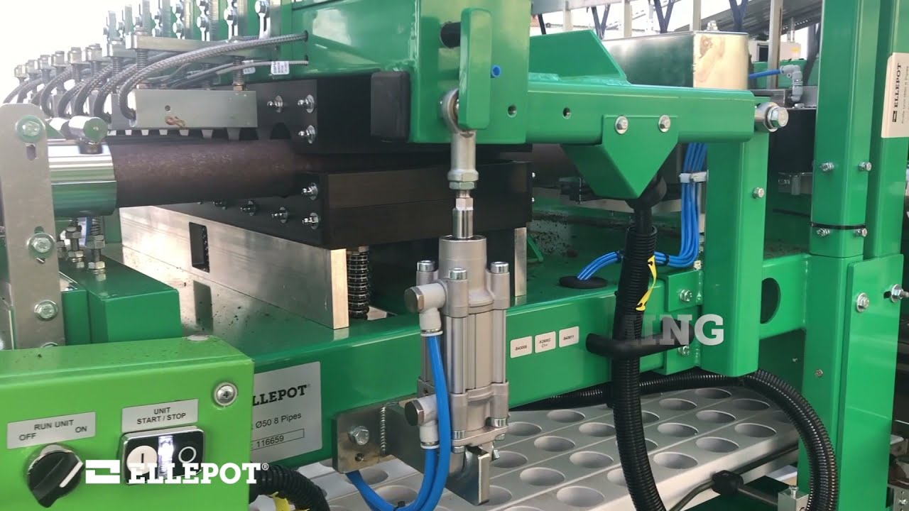 Ellepot - Hydroponic Propagation System with direct filling - YouTube