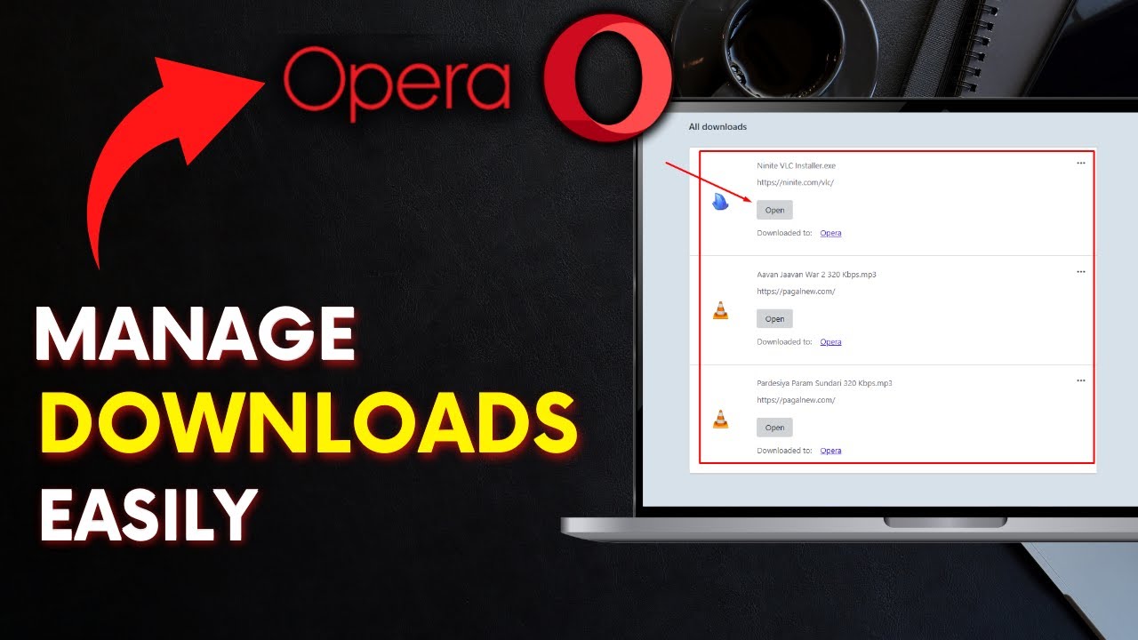 How to Manage Downloads in Opera Browser 2025? - YouTube