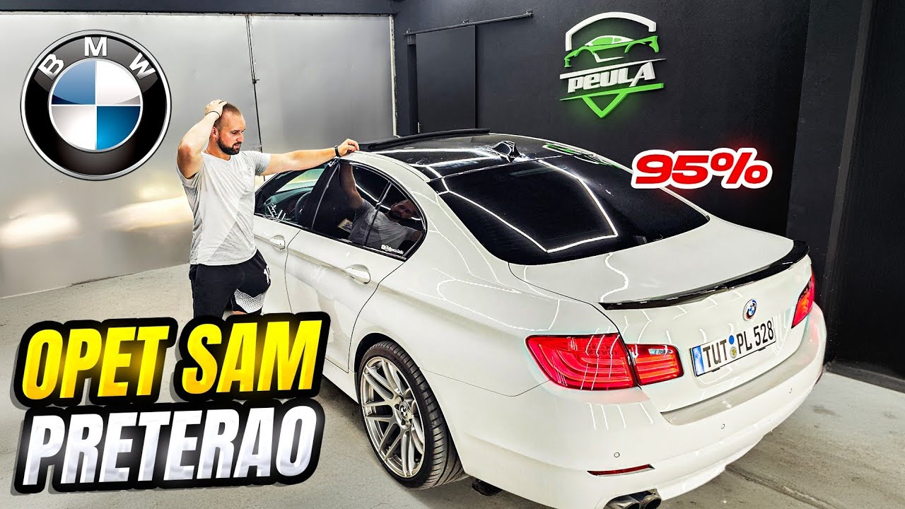 ZATAMNIO SAM BMW-a na 100% !? + šiber 85%😱 - YouTube