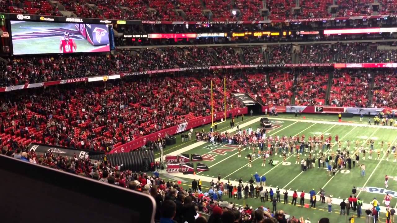 Atlanta Falcons Starting Lineup Introductions (12-15-13) - YouTube