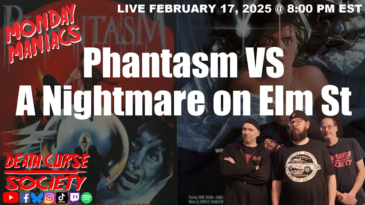 Phantasm VS A Nightmare on Elm Street | Monday Maniacs | Death Curse ...