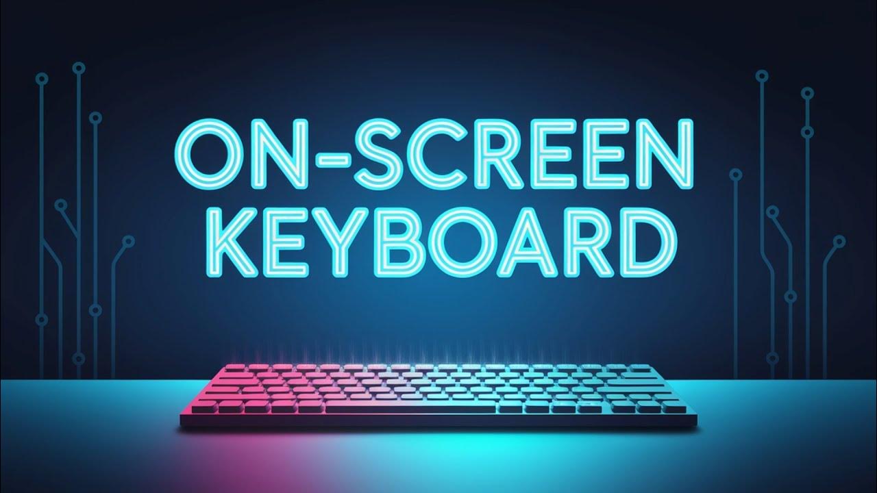How to open On Screen Keyboard using run command - YouTube