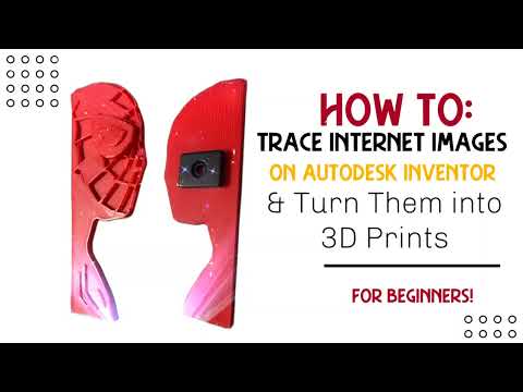 How to Trace Internet Images in Autodesk Inventor & Get it Ready for 3D Printing!