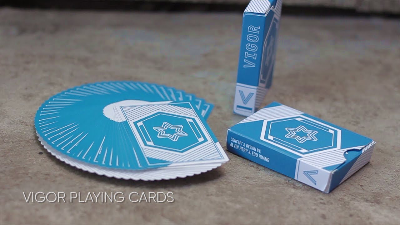 Vigor Playing Cards - Blue Edition - YouTube