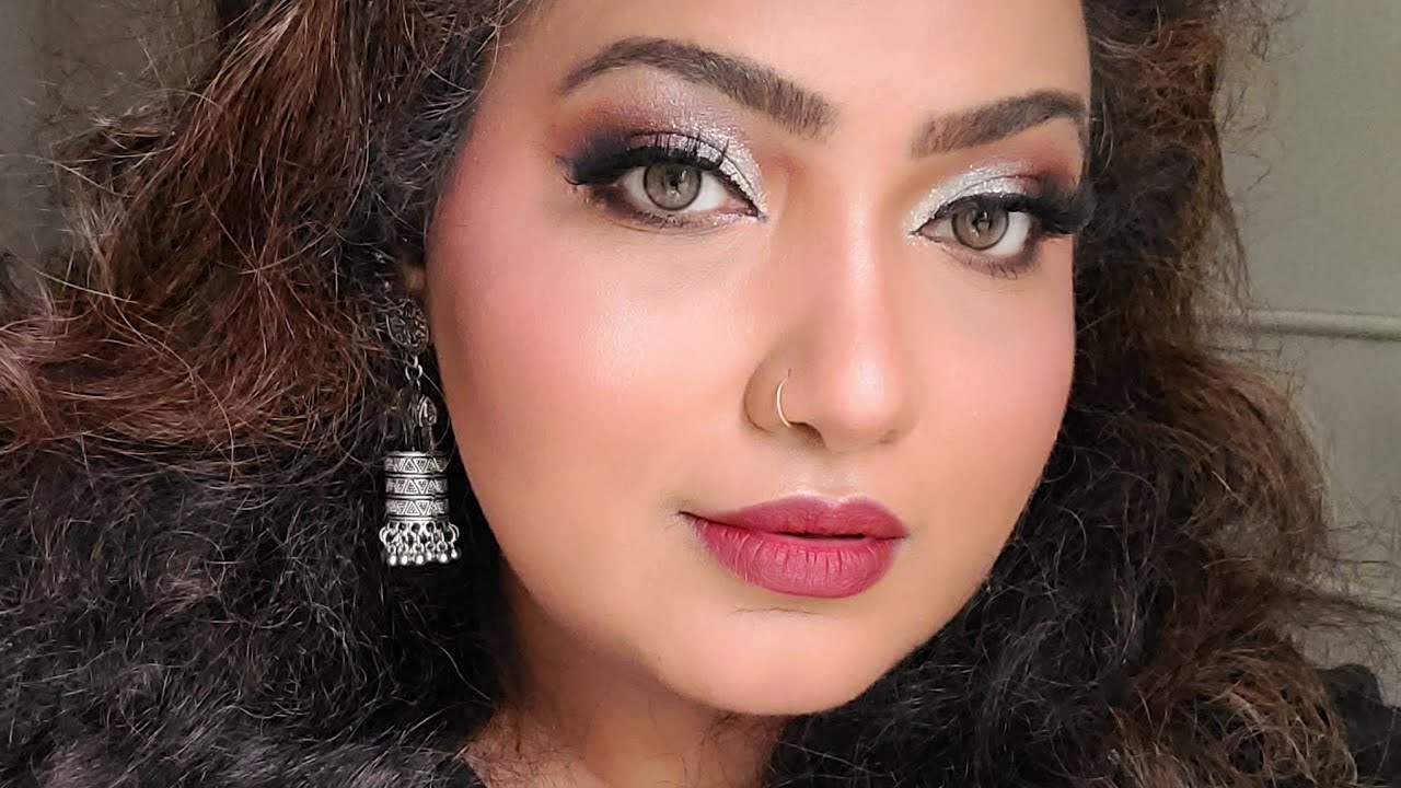 Glam Party Makeup Tutorial Using Drugstore Products. - YouTube
