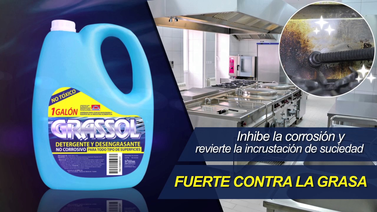 SERVEI - Grassol - Detergente y Desengrasante - YouTube