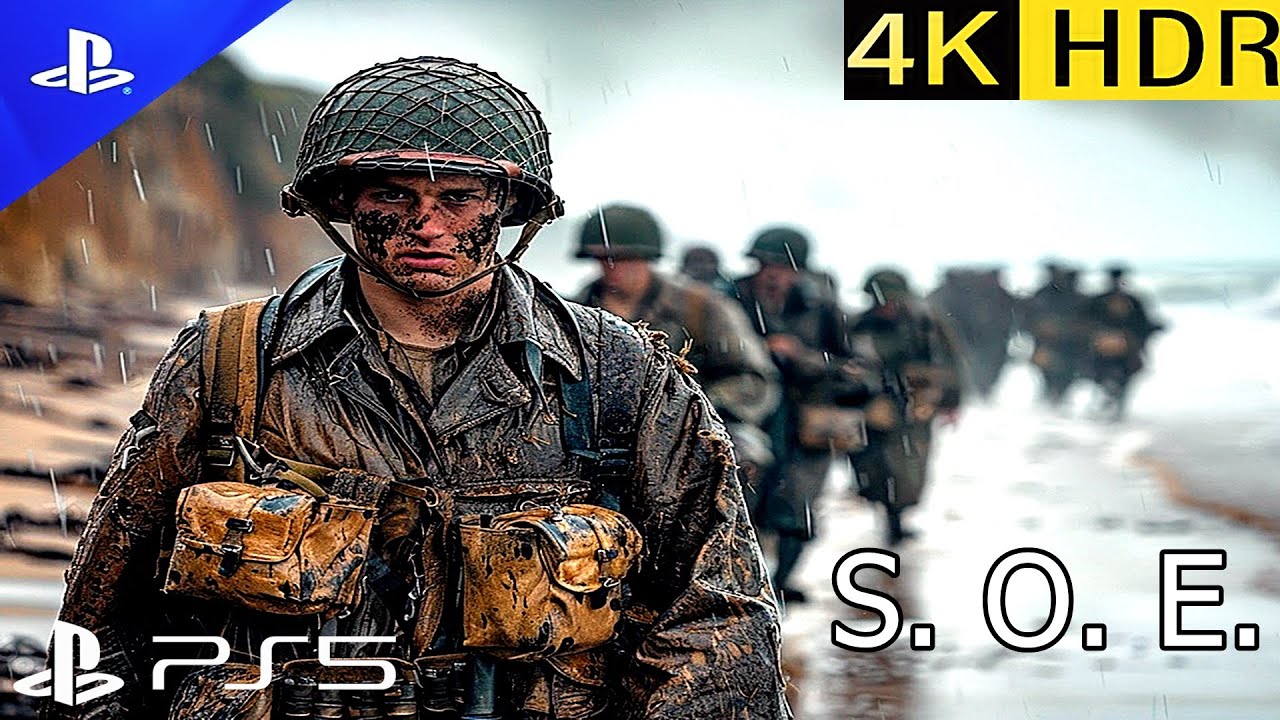 (PS5)The World War II™ LOOKS ABSOLUTELY AMAZING | Ultra Realistic ...