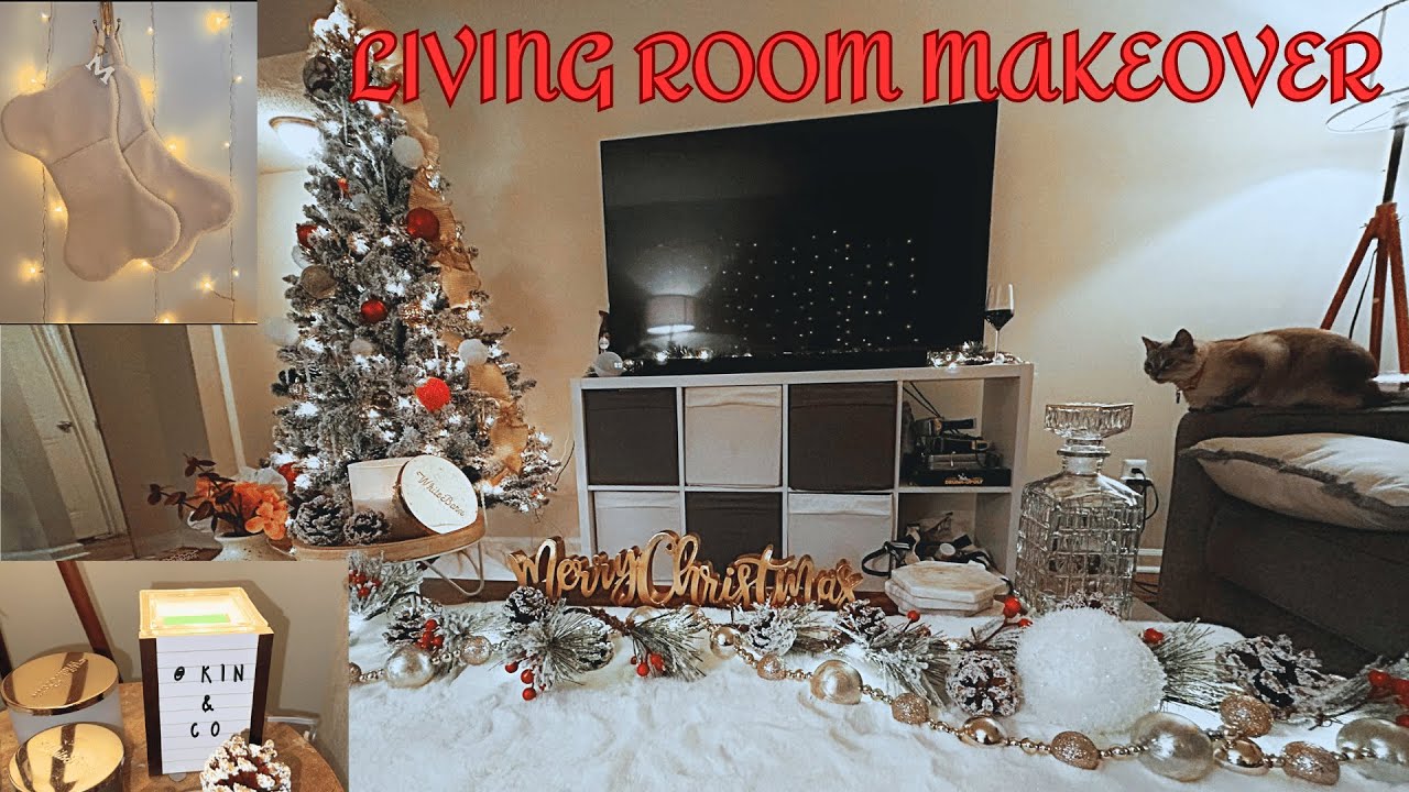 EXTREME LIVING ROOM MAKEOVER (**CHRISTMAS EDITION**) - YouTube