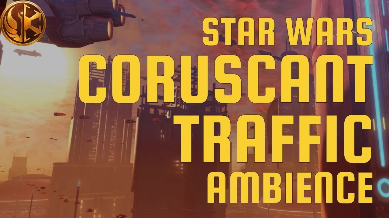Coruscant Traffic Ambiance - Speeders and ships | Star Wars | 4K - YouTube