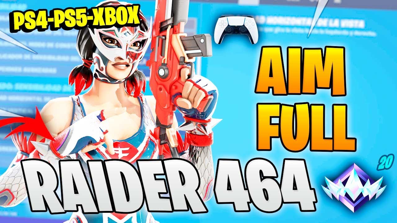 ROTA LA MEJOR SENSIBILIDAD RAIDER 464 Para RANKEDS en FORTNITE! PS4/PS5 ...