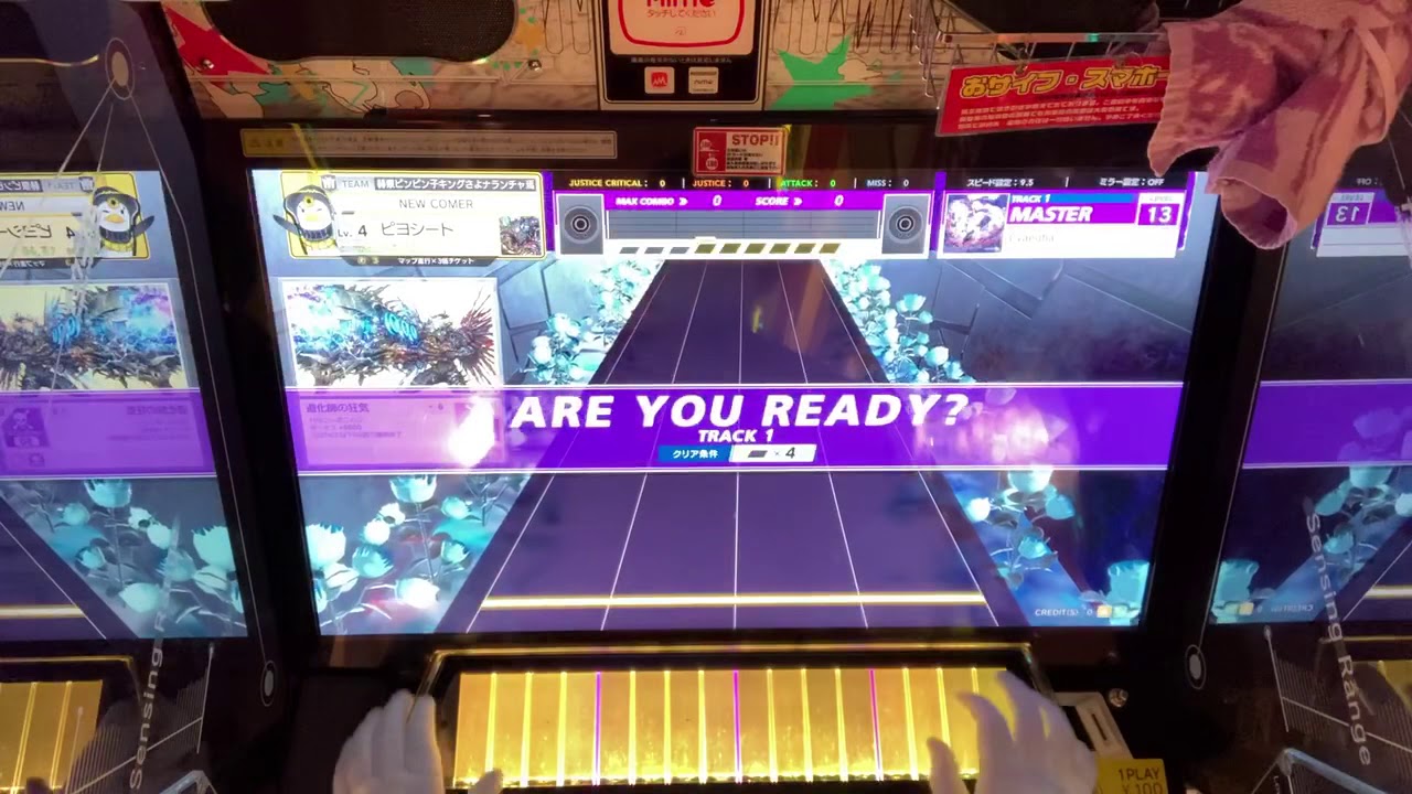 【CHUNITHM】Cyaegha SSS【手元動画】 - YouTube