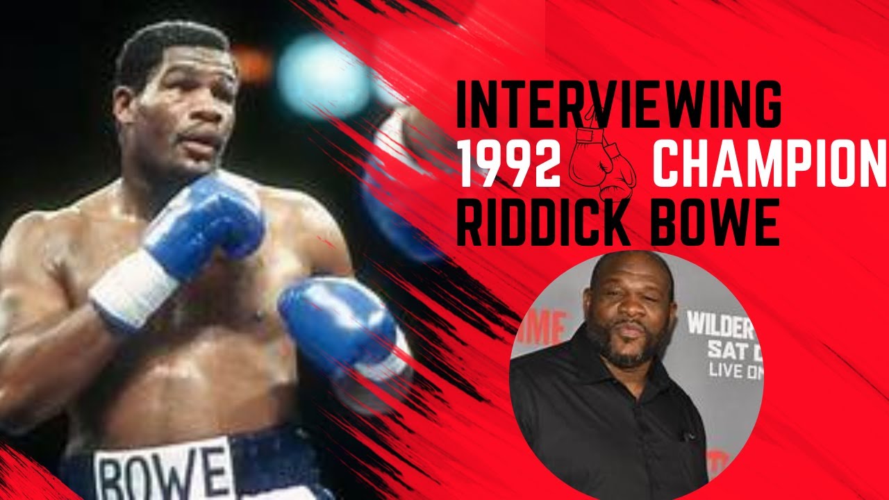 Riddick Bowe Full Interview - YouTube