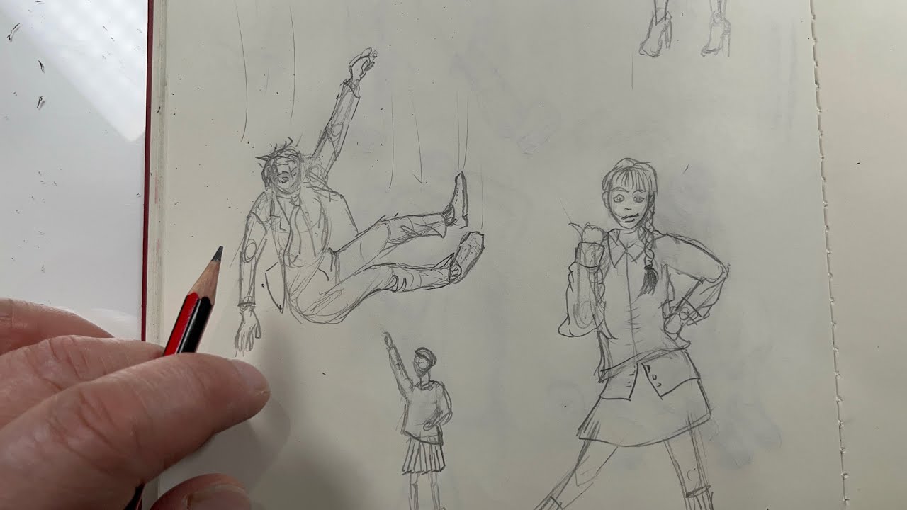 Figure gesture drawing sesh 16 Ep 122 - YouTube