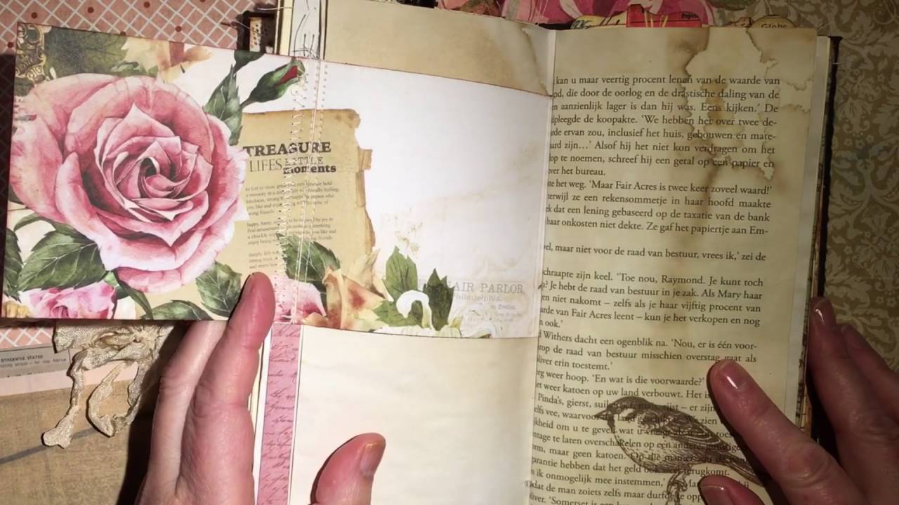 Vintage Style Junk Journal - YouTube
