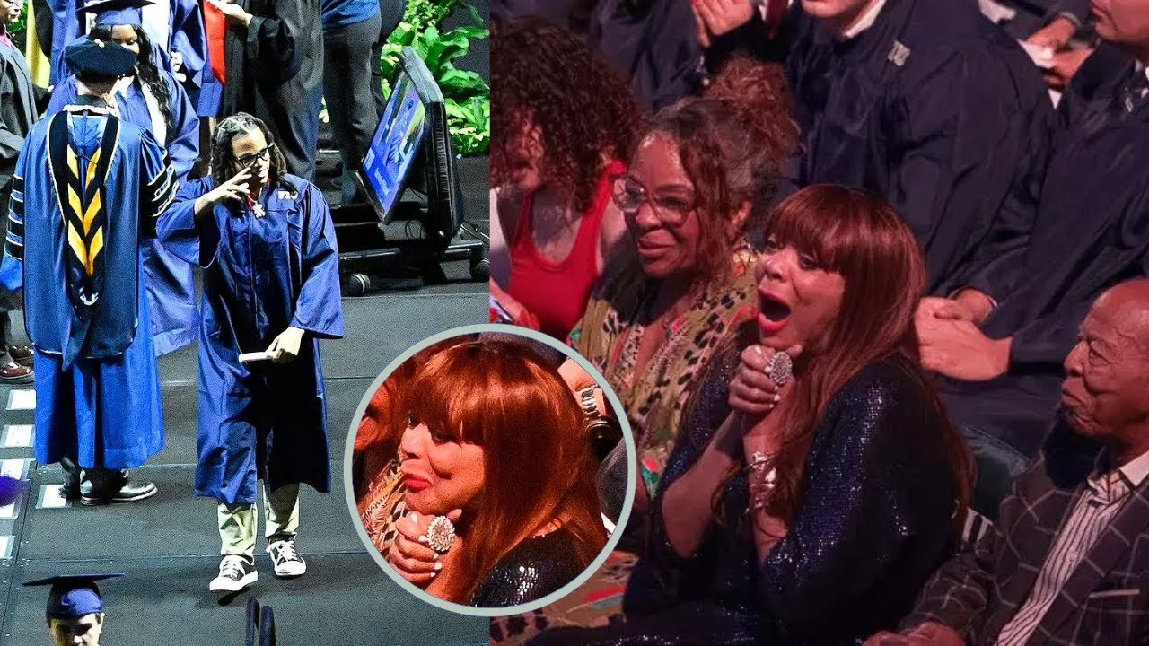 Wendy Williams cries at son’s college graduation - YouTube