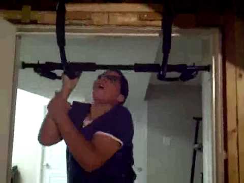 Fat kid doing pull ups - YouTube