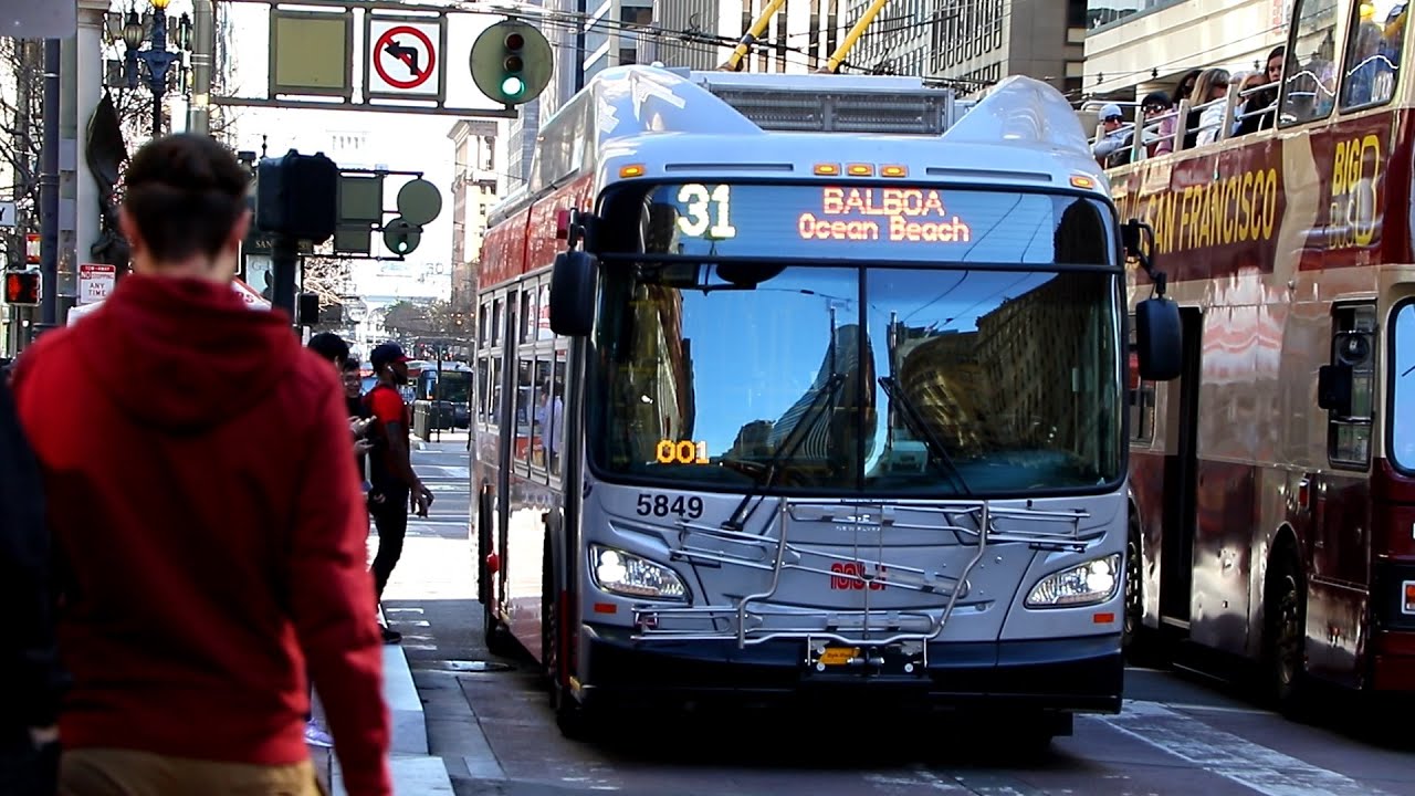 San Francisco MTA / MUNI 2018-2019 New Flyer XT40 "Xcelsior" Electric ...