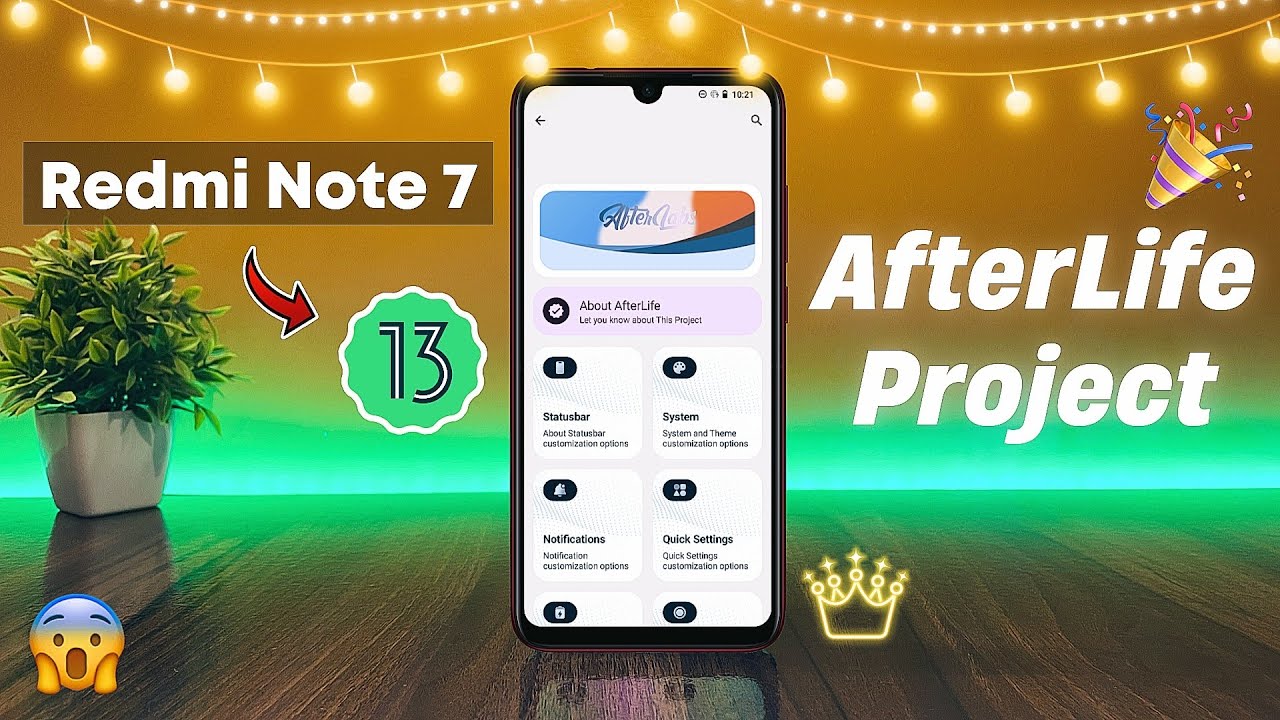 AfterLife Project 3.0 Review - Install on Redmi Note 7 - Android 13 ...