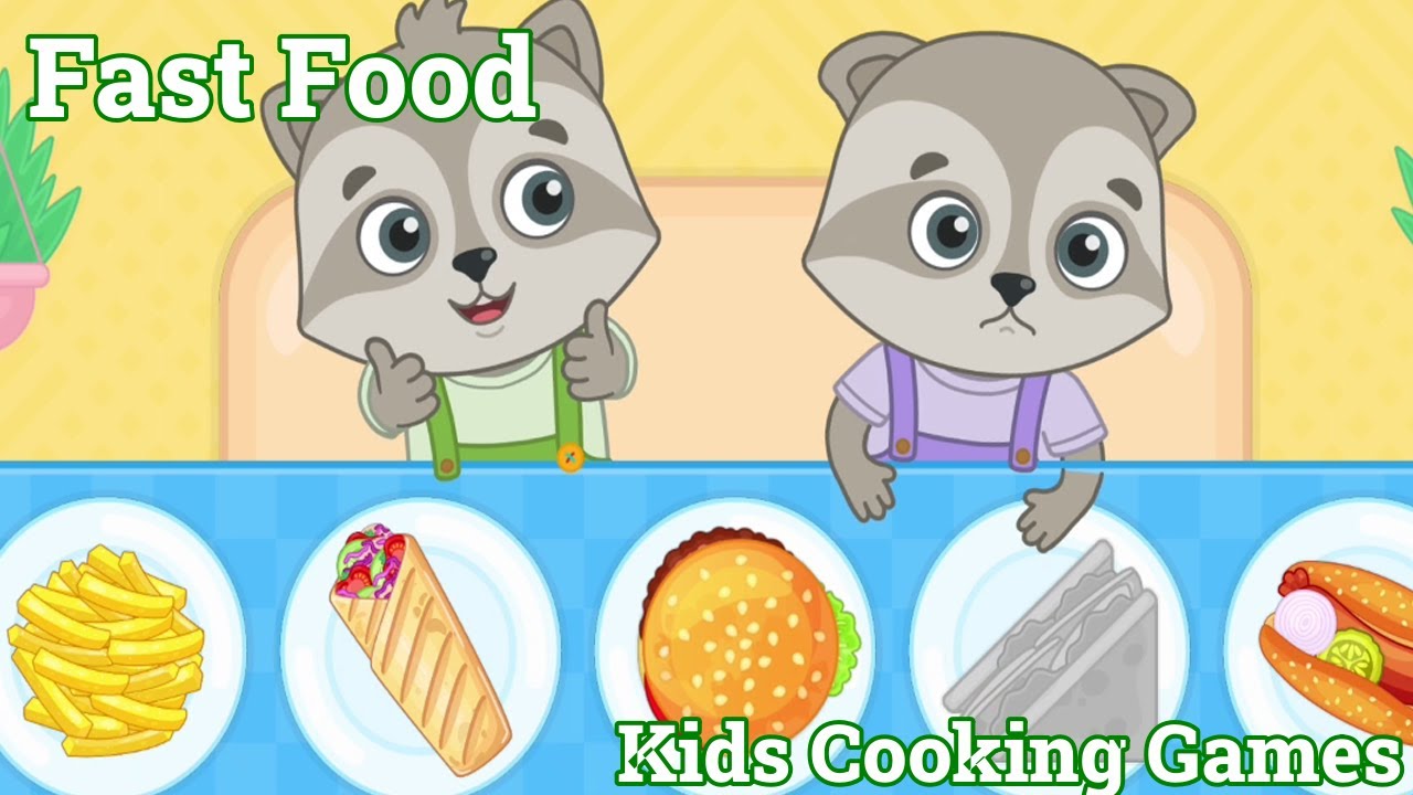 Bimi Boo Fast Food Cooking - Kids Cooking Games - YouTube