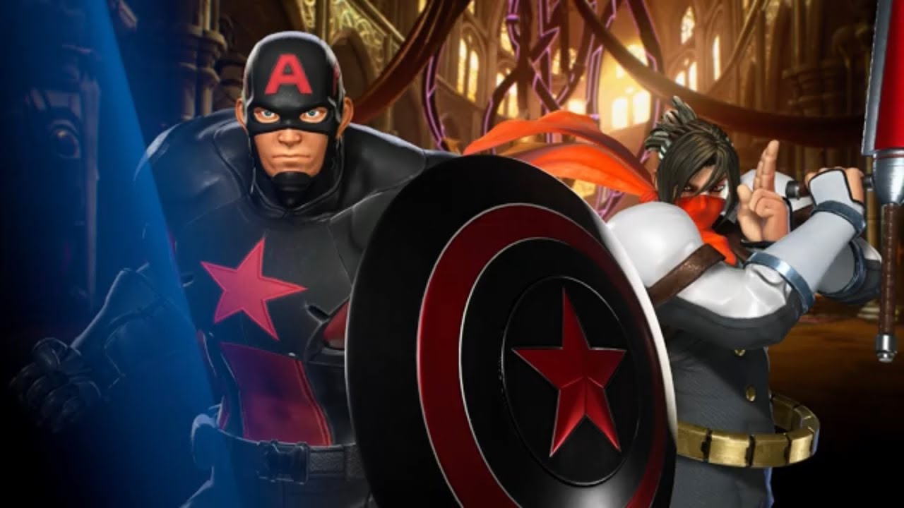 Marvel vs Capcom Infinite: Captain America and Strider Hiryu arcade ...