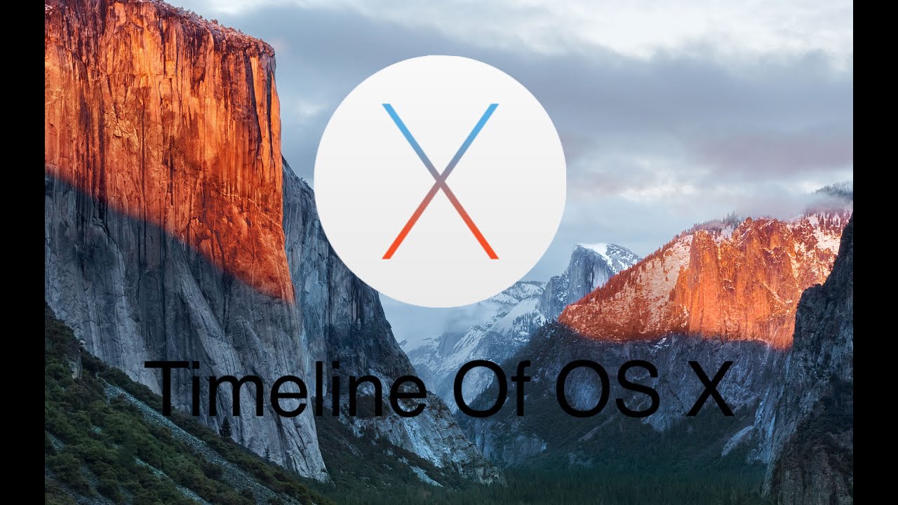 Timeline Of OS X Operating Systems - YouTube