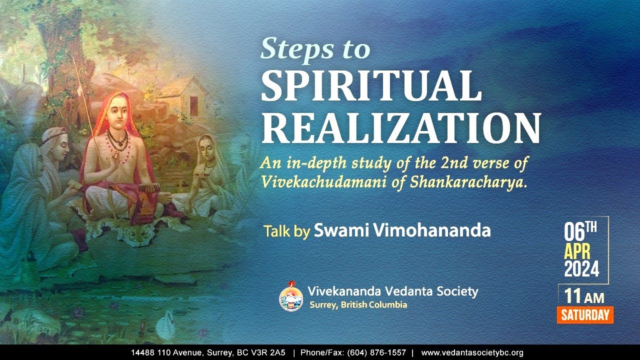 Steps to Spiritual Realization (Swami Vimohananda) - YouTube