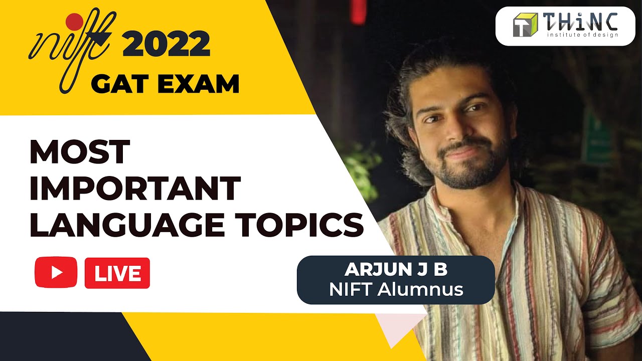 NIFT 2022 | GAT LANGUAGE | INTERACTION SESSION | NIFT DESIGN ENTRANCE ...