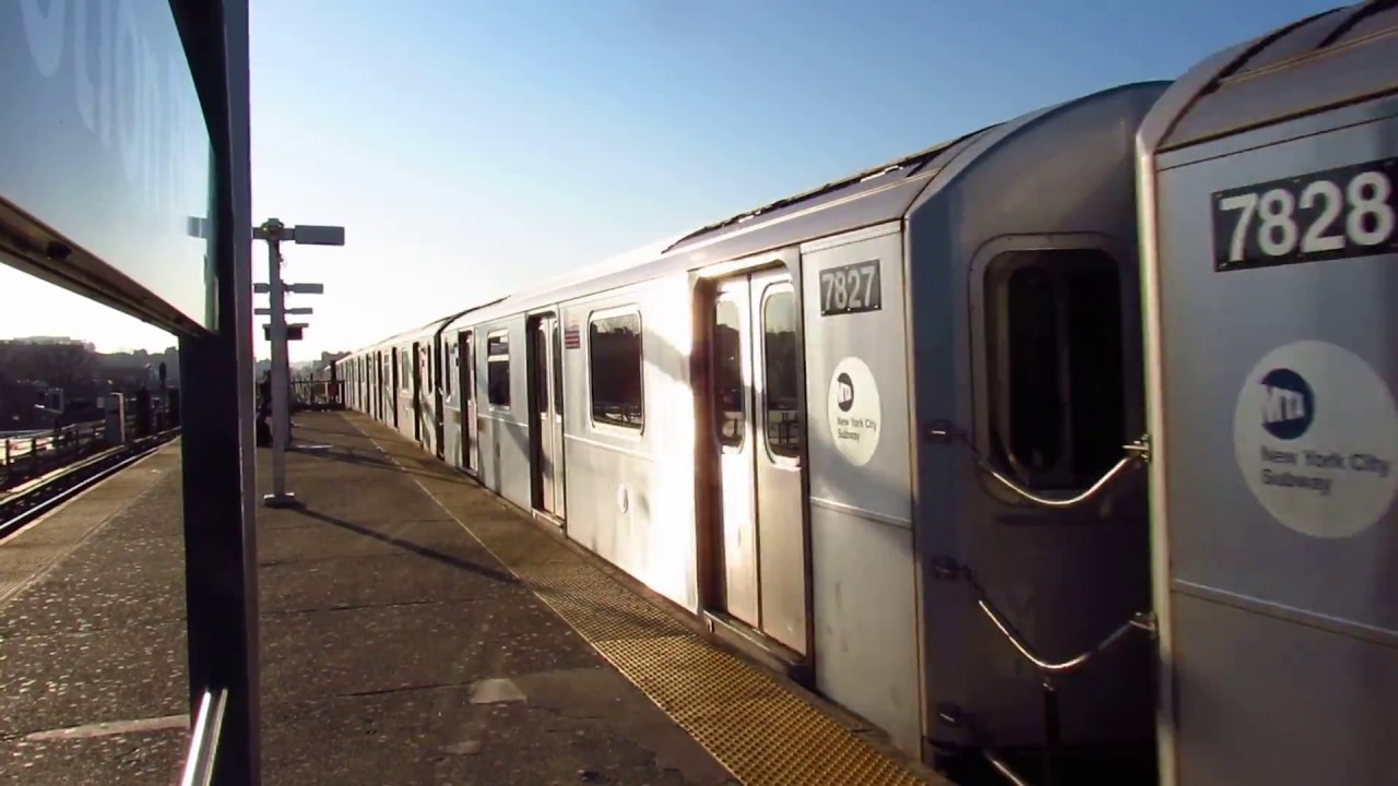 MTA New York City Subway: R188 7 Local & Express Trains at the Junction ...
