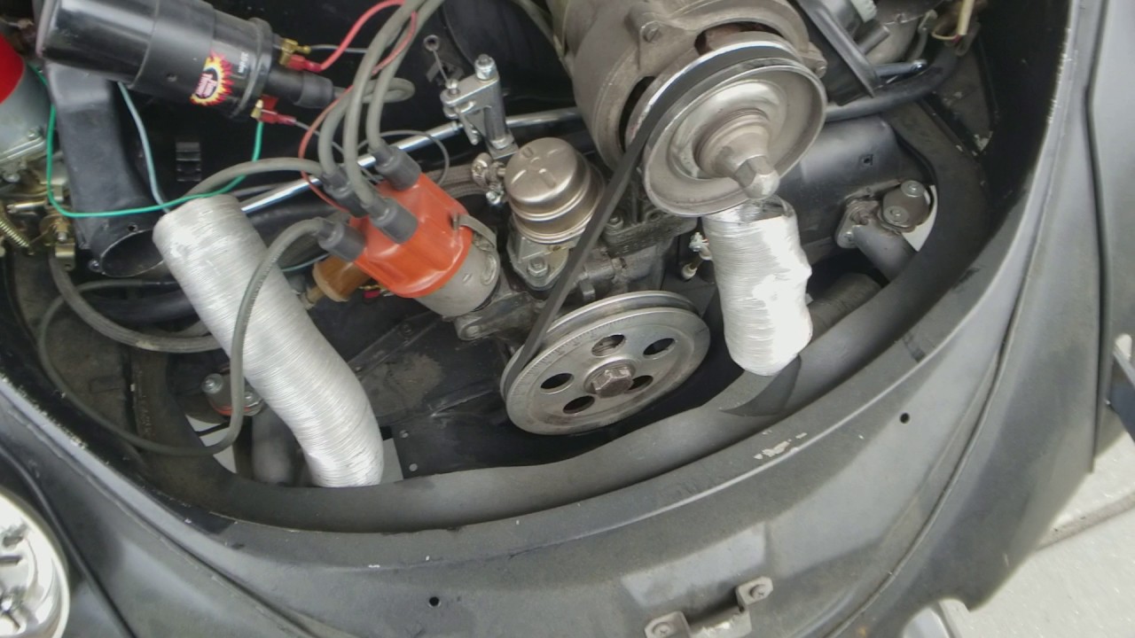 How to sync dual kadron carbs on a vw bug - YouTube
