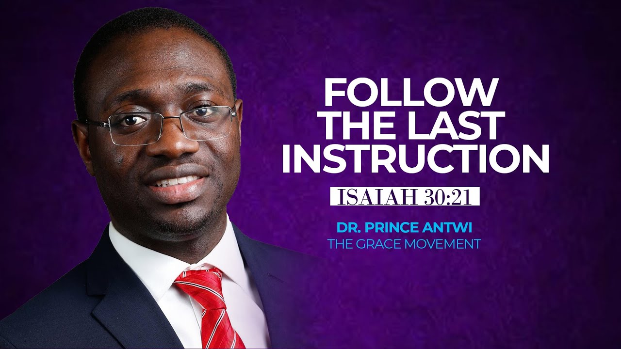 Follow the last instruction - Dr. Prince Antwi - YouTube