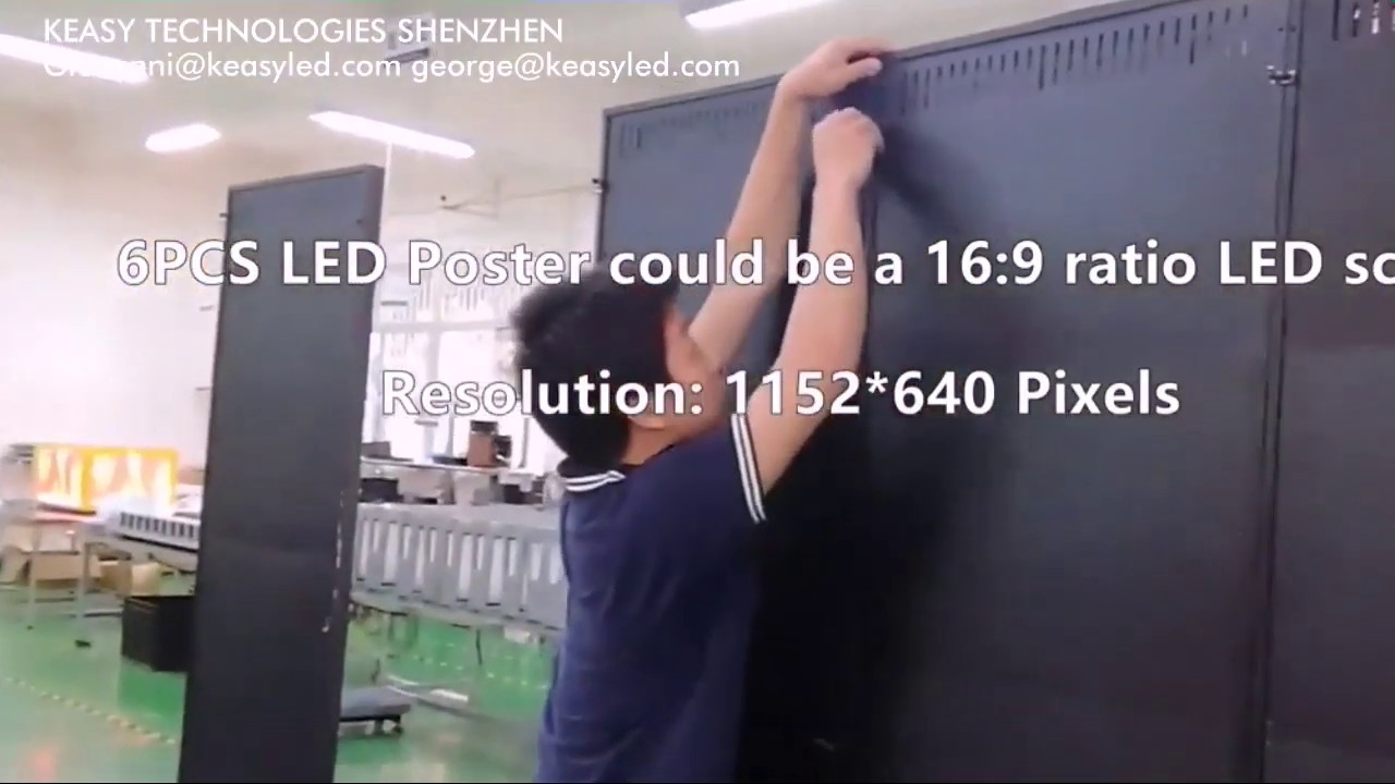 How to make a 16_9 ratio LED screen amazing LED poster quickly | KEASY ...