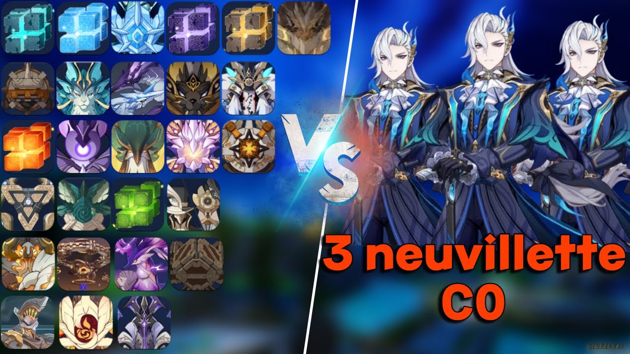 Conquering Genshin Impact World Bosses with 3 Neuvillette (C0)! Epic ...