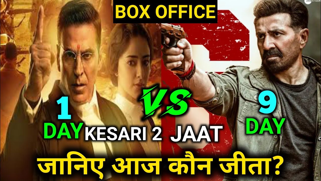 Jaat Vs Kesari 2 Box Office Comparison | Kesari 2 First Day Box Office ...