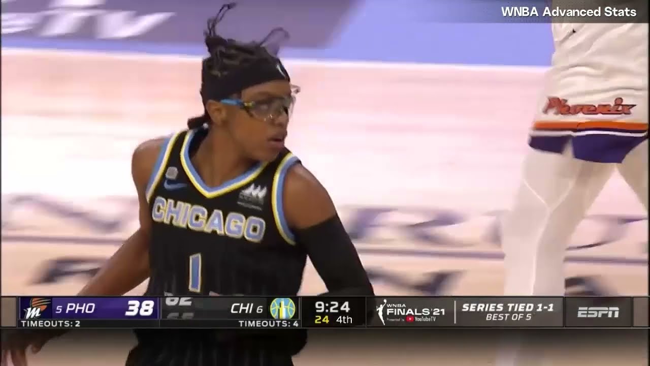 2021 WNBA Playoffs - Diamond DeShields Buckets - YouTube