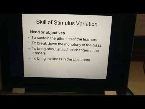 Skill of stimulus variation - YouTube