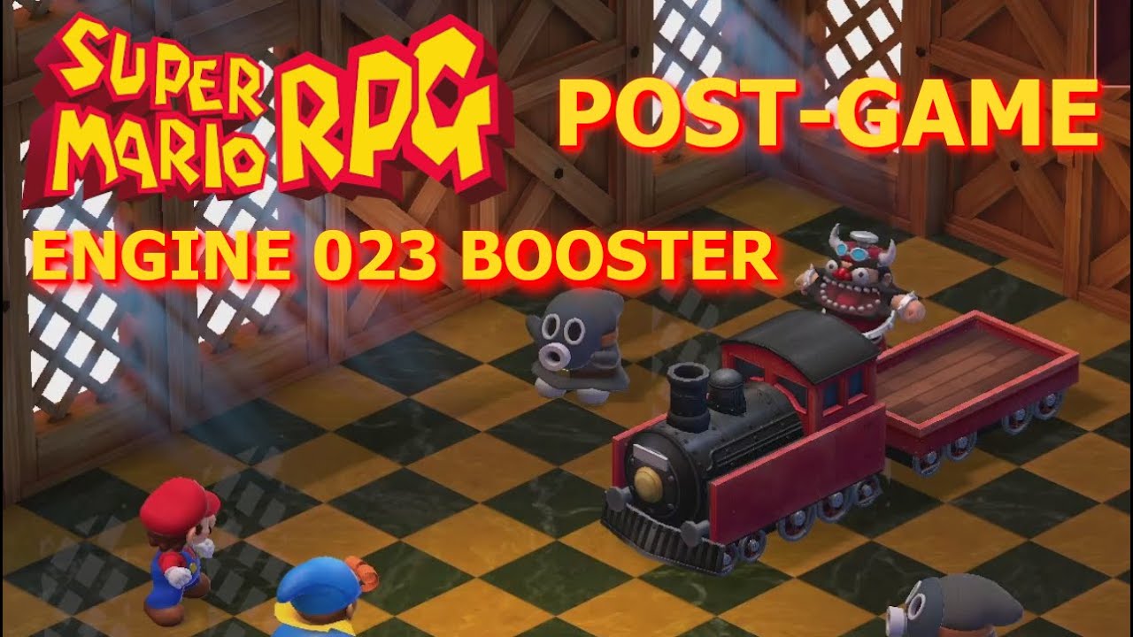 Engine 023 Booster Rematch Boss Fight - Super Mario RPG Post-Game - YouTube