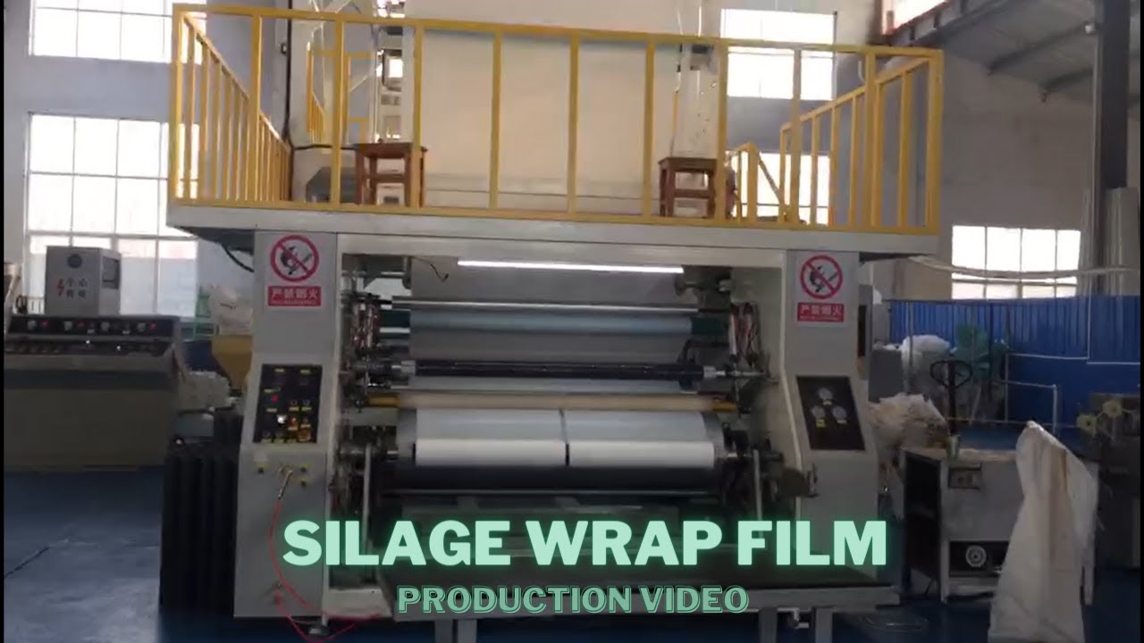 Silage Wrap Film Production Process, Manufacturing Video - YouTube