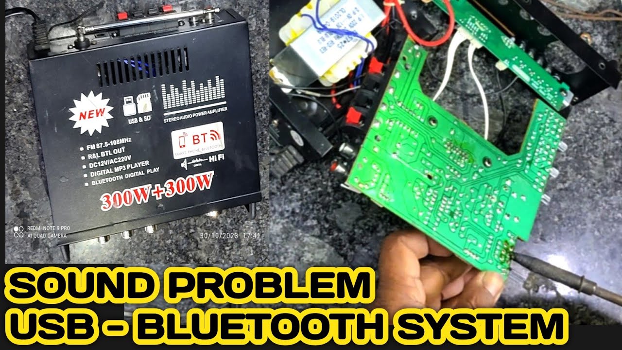 How To Repair Bluetooth USB Player At Home | Digital Audio Stereo ...