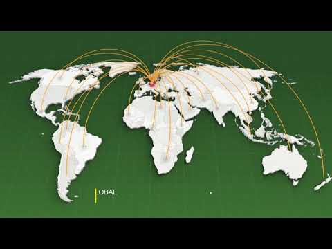 World Map Line Kit - After Effects Template - YouTube