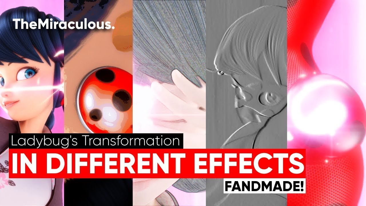 MIRACULOUS | Ladybug's Transformation with Various Effects! | Which is ...